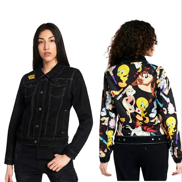Members Only | Jackets & Coats | Members Only Looney Tunes Denim Jacket ...
